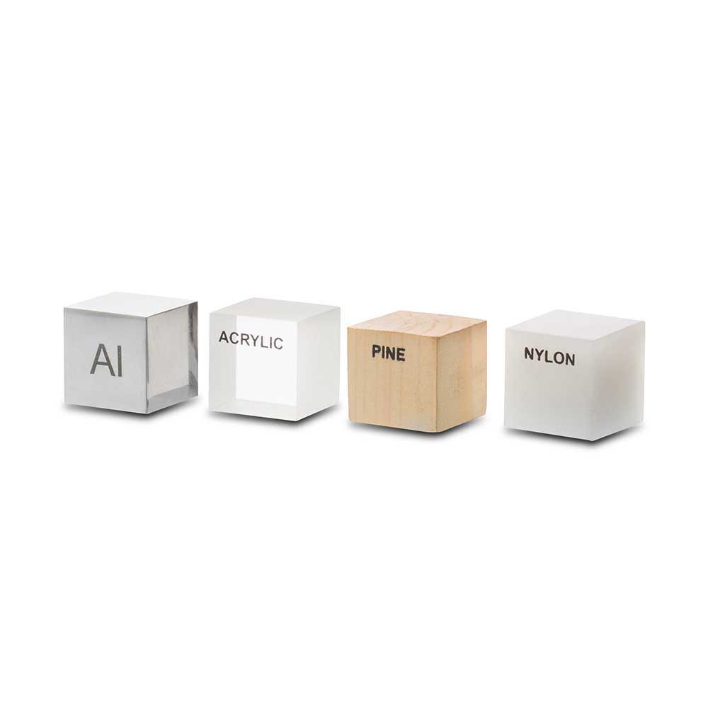 Density Cubes Set For Physics Labs Nylon Acrylic Aluminium