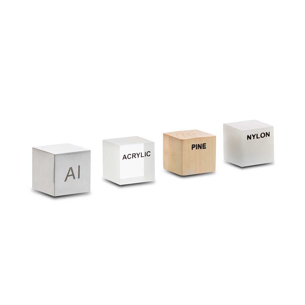 Density Cubes Set For Physics Labs Nylon Acrylic Aluminium