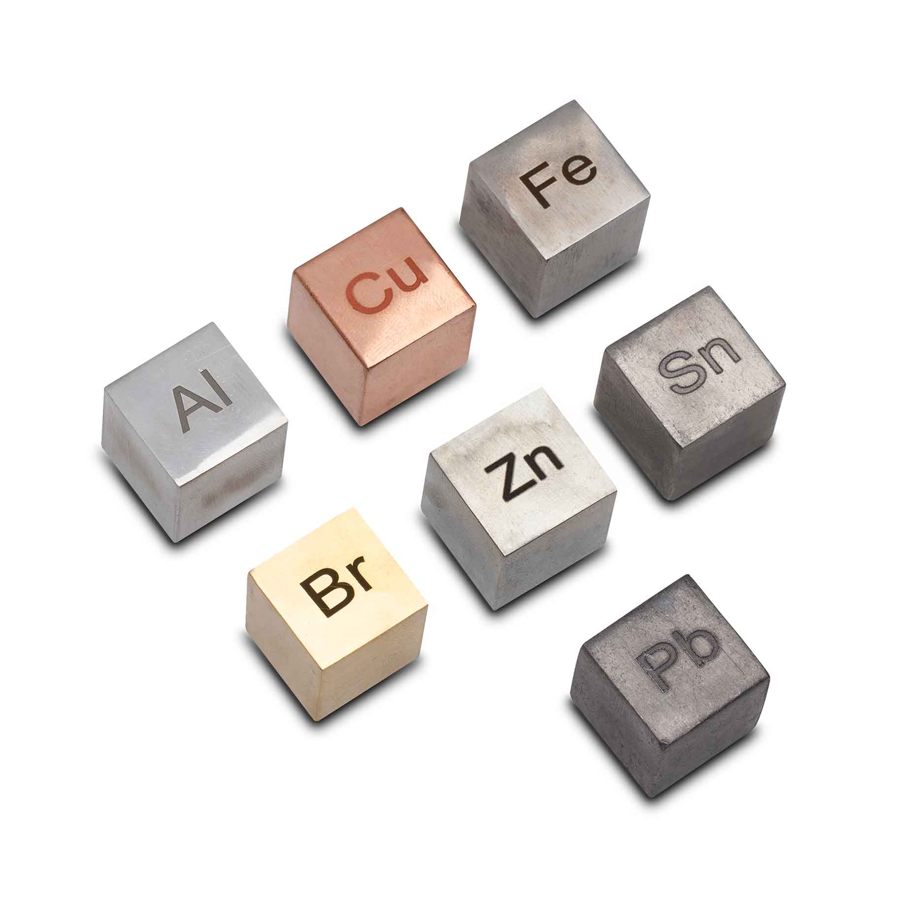 Assorted Metal Cubes Set for Physics Lab Equipment | Supertek