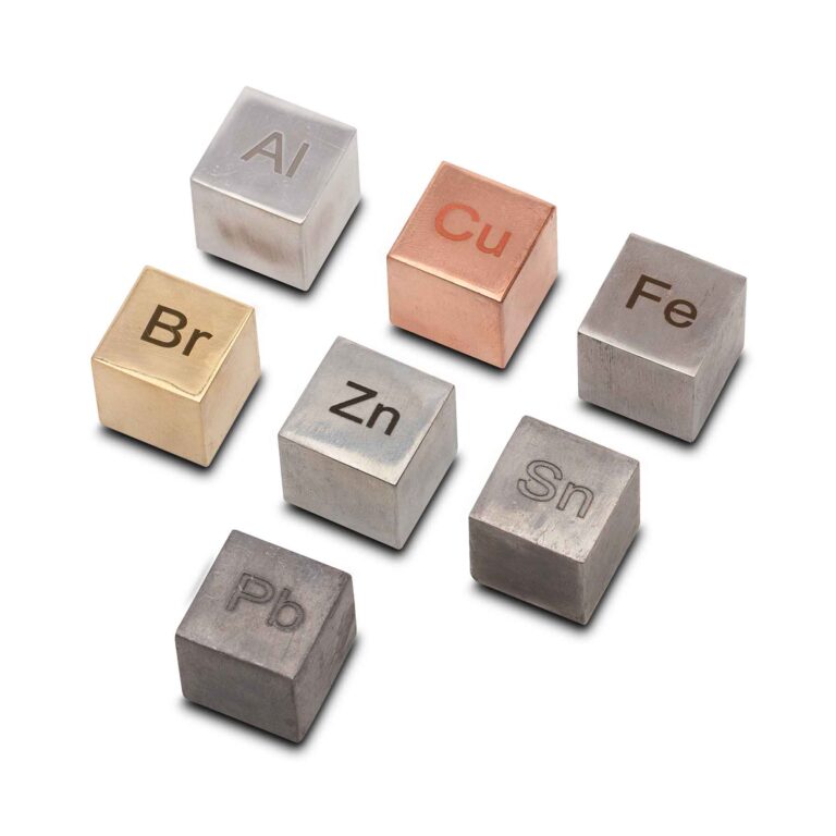 Assorted Metal Cubes Set for Physics Lab Equipment | Supertek