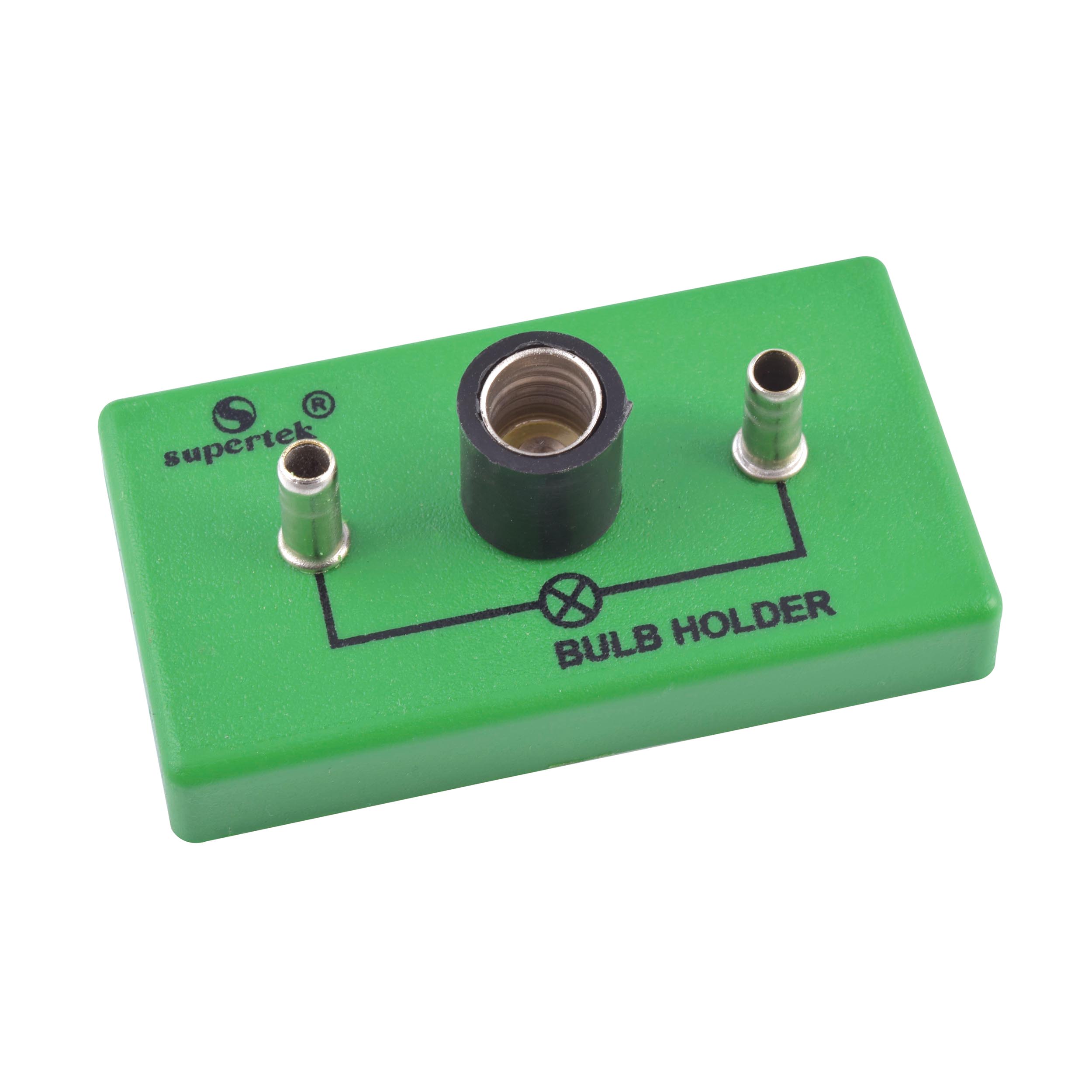 MES Bulb Holder with 4mm Sockets | Physics Lab Equipment