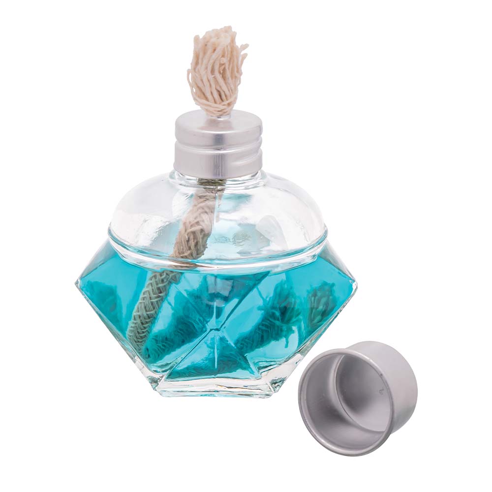 Spirit Lamp, Polyhedral Shaped, Glass - Supertek Edu