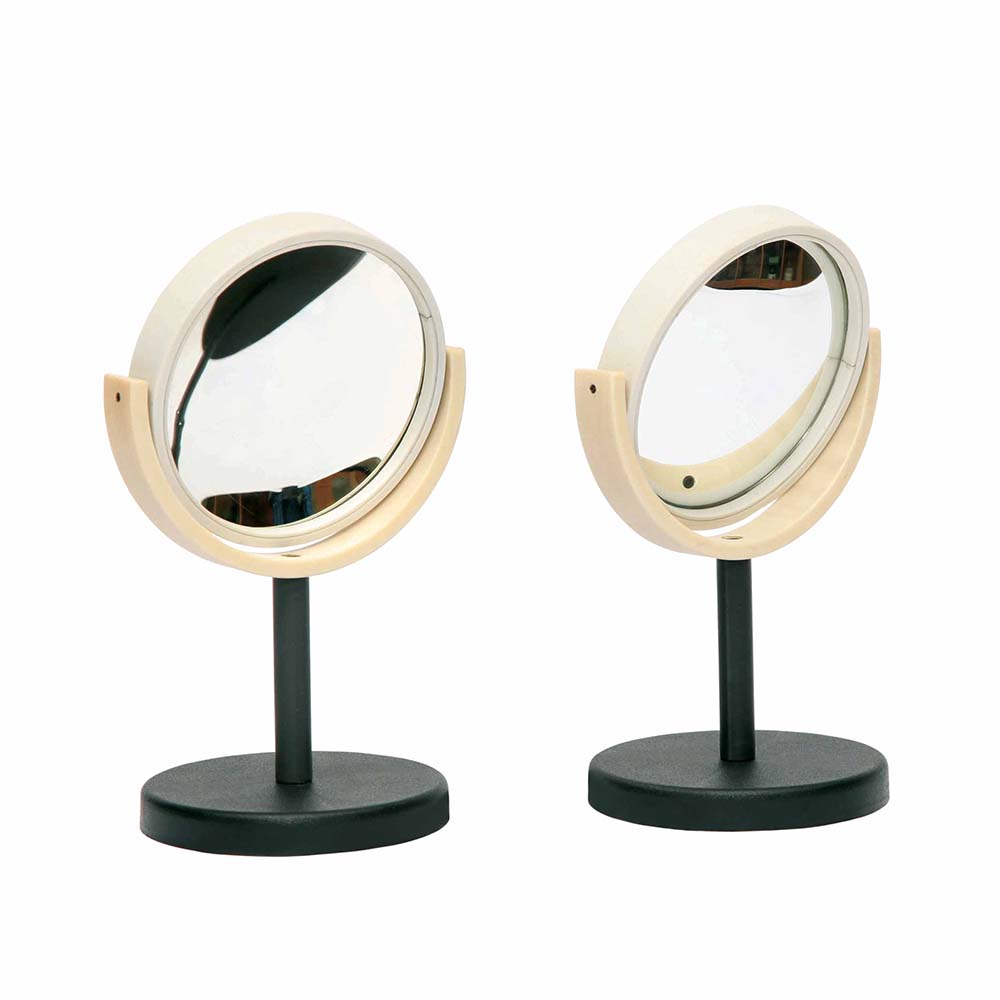 Mirror with Base for Optical Experiments - Concave & Convex