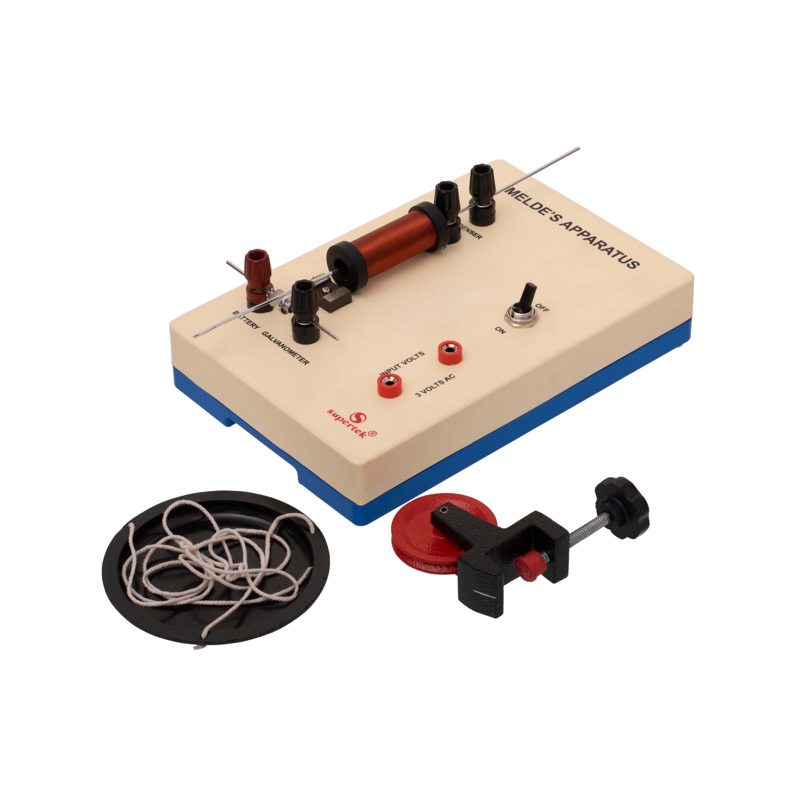 Melde’s Apparatus – Study Vibrations & Frequency | Supertek