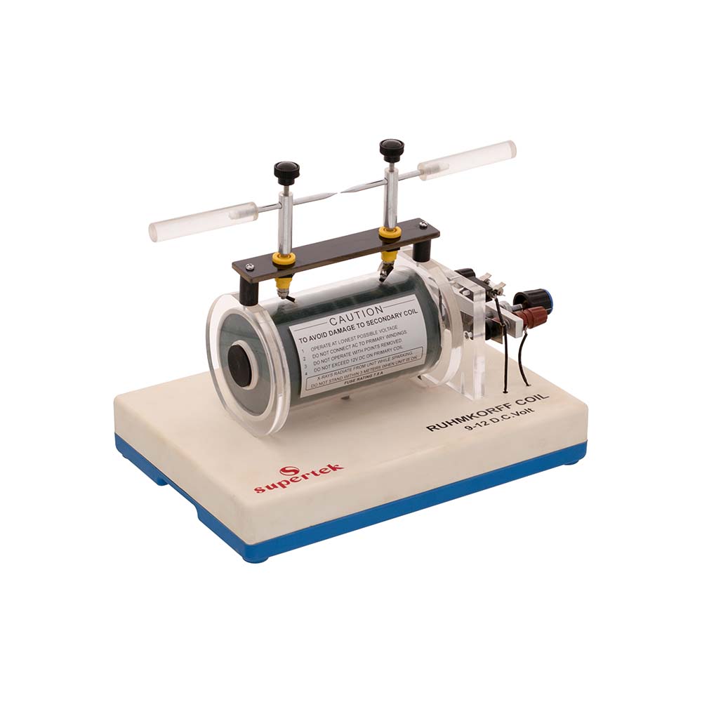 Ruhmkorff Induction Coil – Adjustable Spark Generator | Supertek