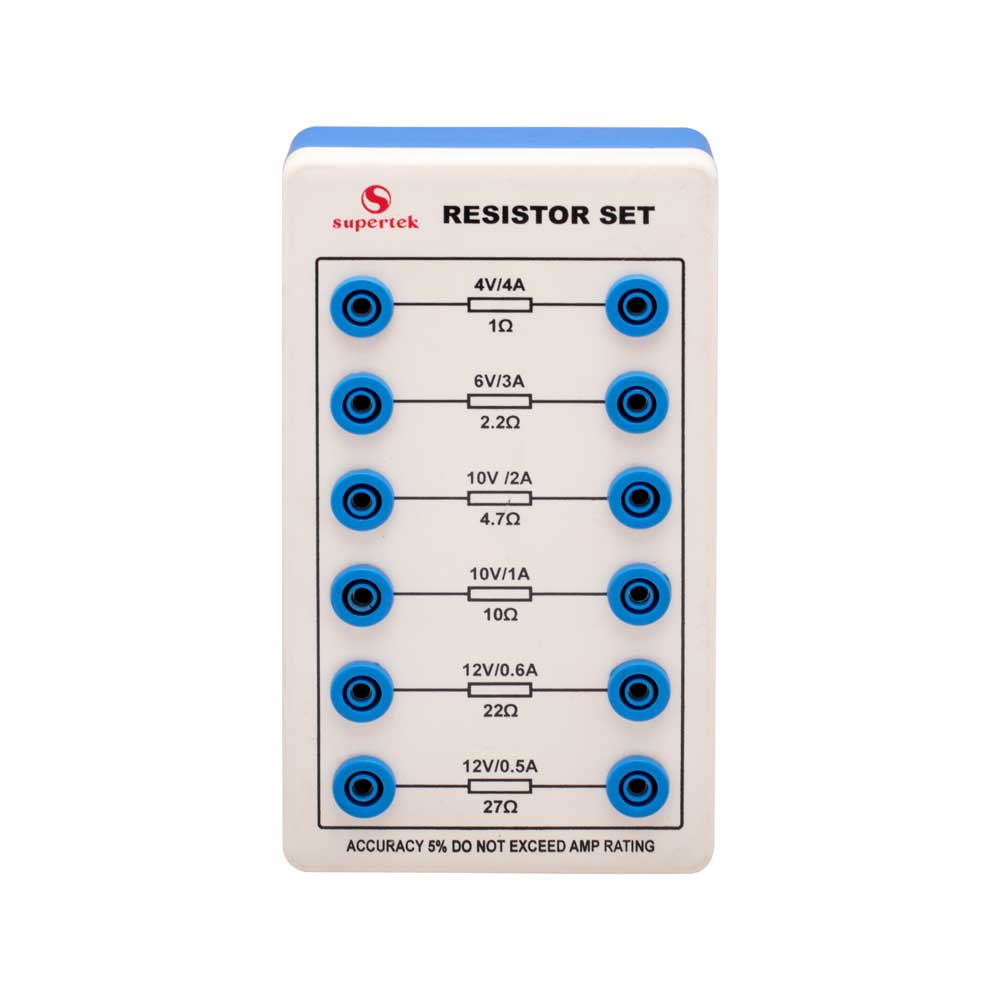 Resistor Set Kit for Physics & Electronics Labs | Supertek