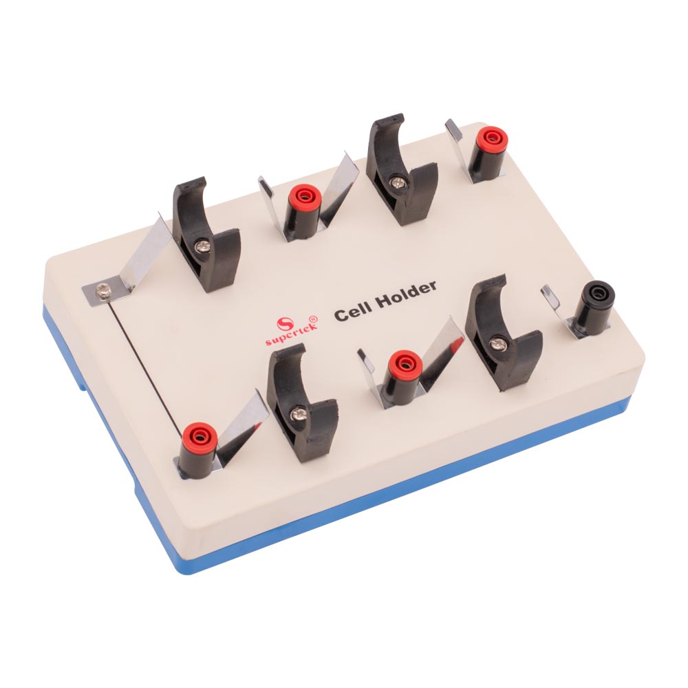 Cell Holder for Up to 4 Dry Cells | Physics Lab Equipment