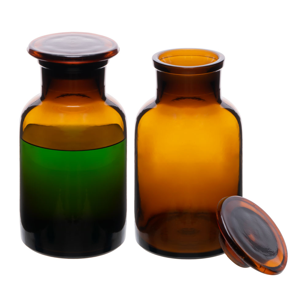 Reagent Bottle - Wide Mouth with Dust Proof Stopper