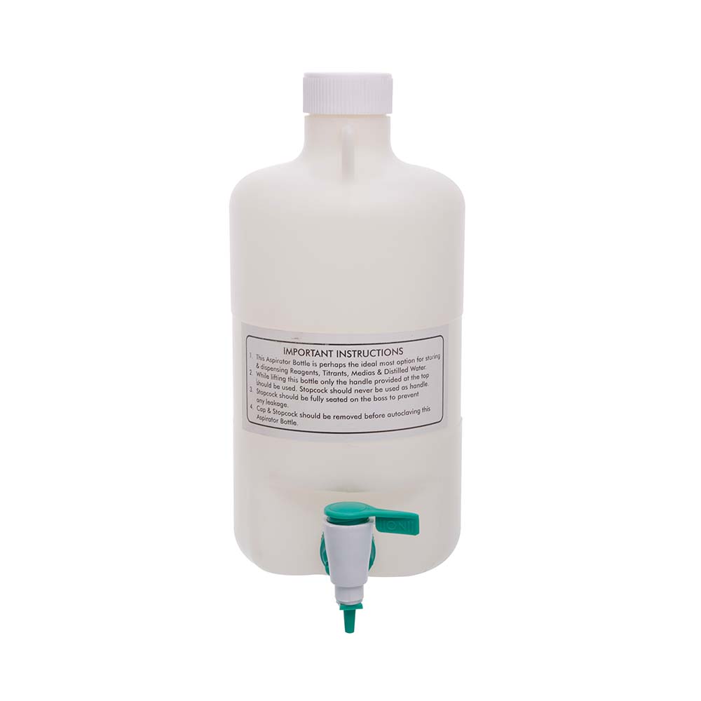 Autoclavable Polythene Aspirator Bottle | Supertek