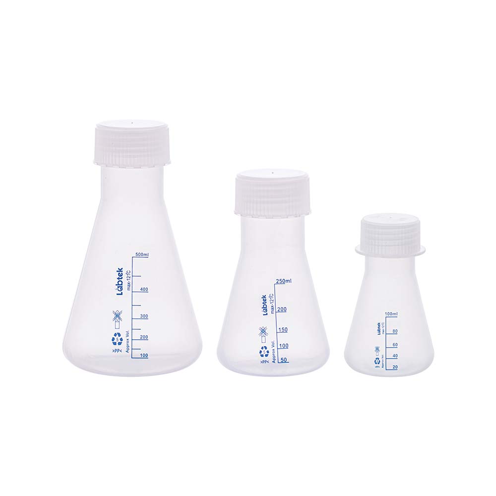 Flask, Conical, Polypropylene - Supertek Edu